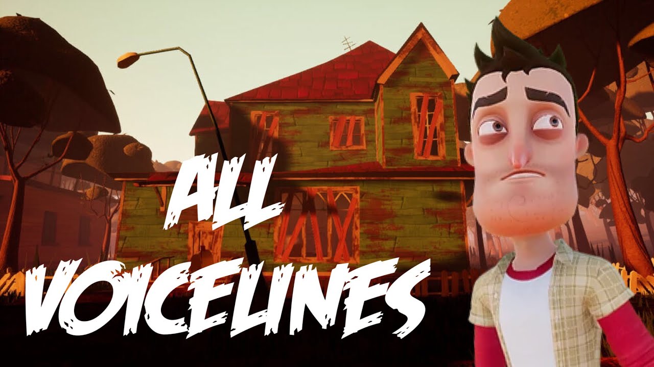 Nicky Roth All Voicelines-Hello Neighbor - YouTube