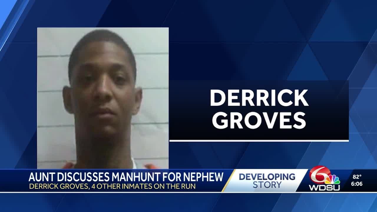 Family of escaped inmate Derrick Groves hope he will turn himself - YouTube