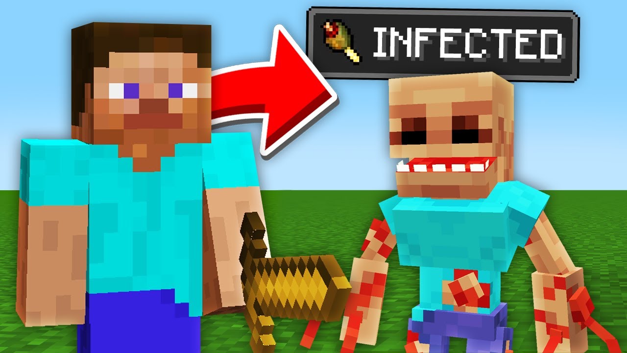 Minecraft, But Players get INFECTED... - YouTube