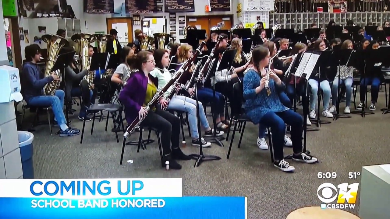 Clark Middle School Band made CBS News!! - YouTube