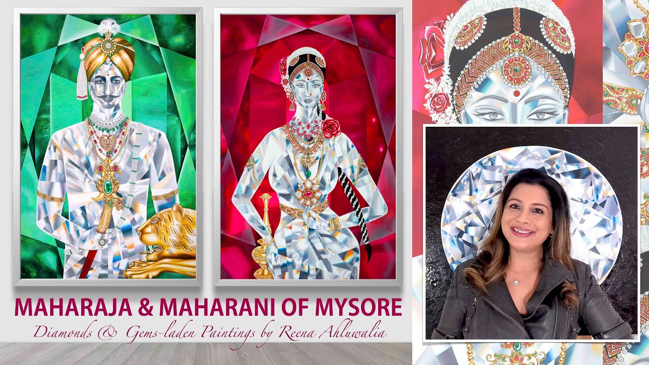 Maharani & Maharaja of Mysore paintings - Reena Ahluwalia interview by ...