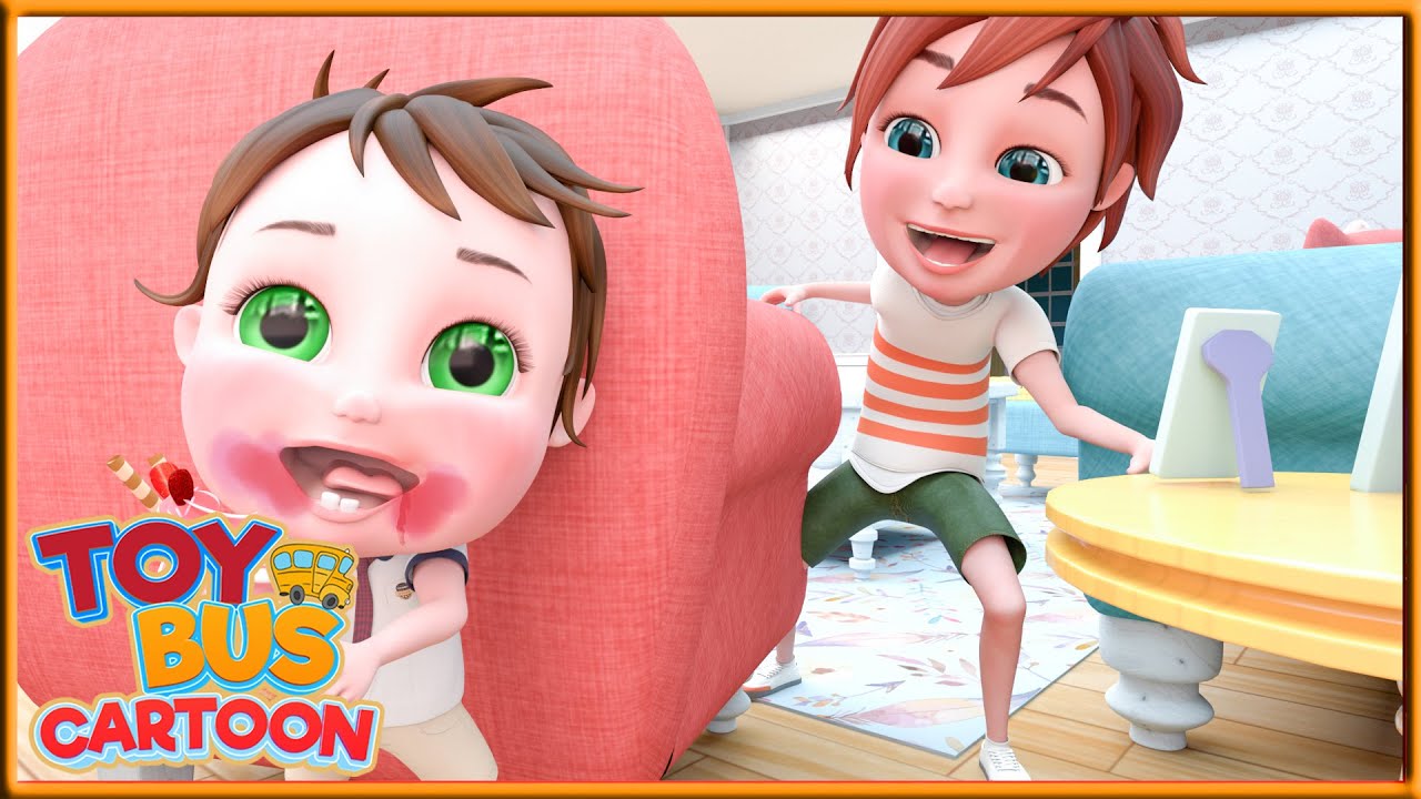 Hey Hey Let's Play Today A Singalong Song for Kids Toy Bus Cartoon ...