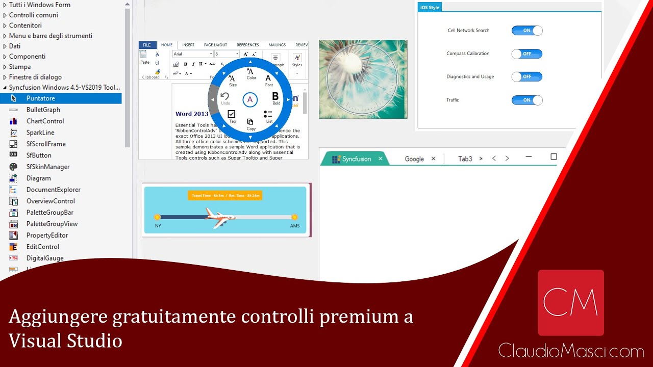 Aggiungere gratuitamente controlli premium a Visual Studio - YouTube