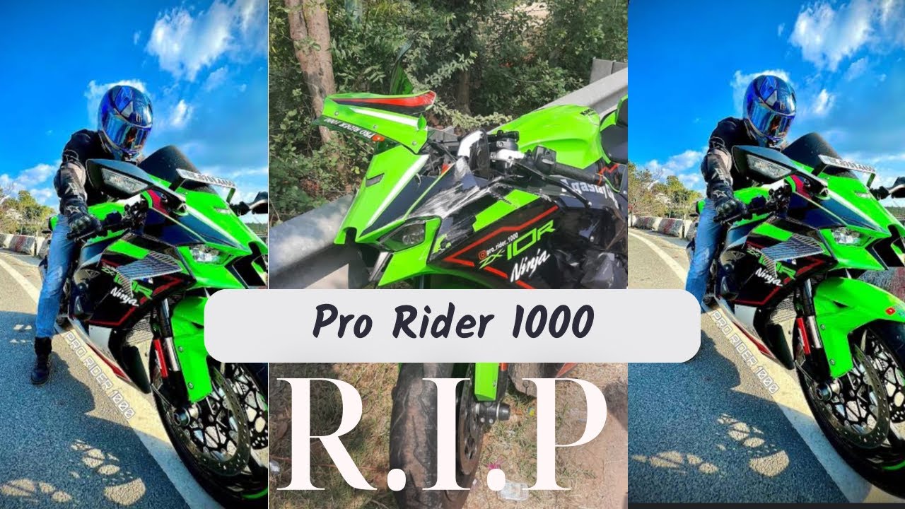 Pro rider 1000 Agastay chauhan Accident video (ZX10R). R.I.P ☮️ - YouTube