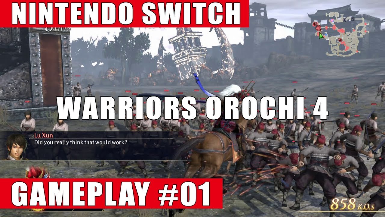 Warriors Orochi 4 Nintendo Switch Gameplay #1 | Story Mode Chapter 1 ...