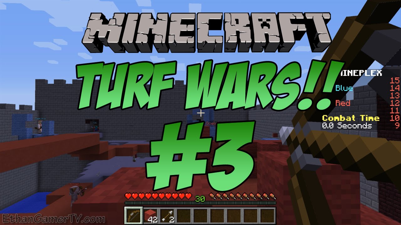 Lets play Minecraft Turf Wars on Mineplex - Part 3 - YouTube