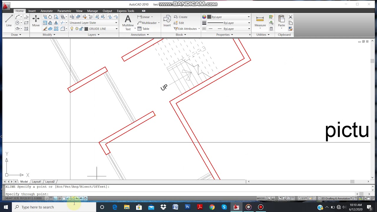 Two point perspective Exterior Part 1 - YouTube