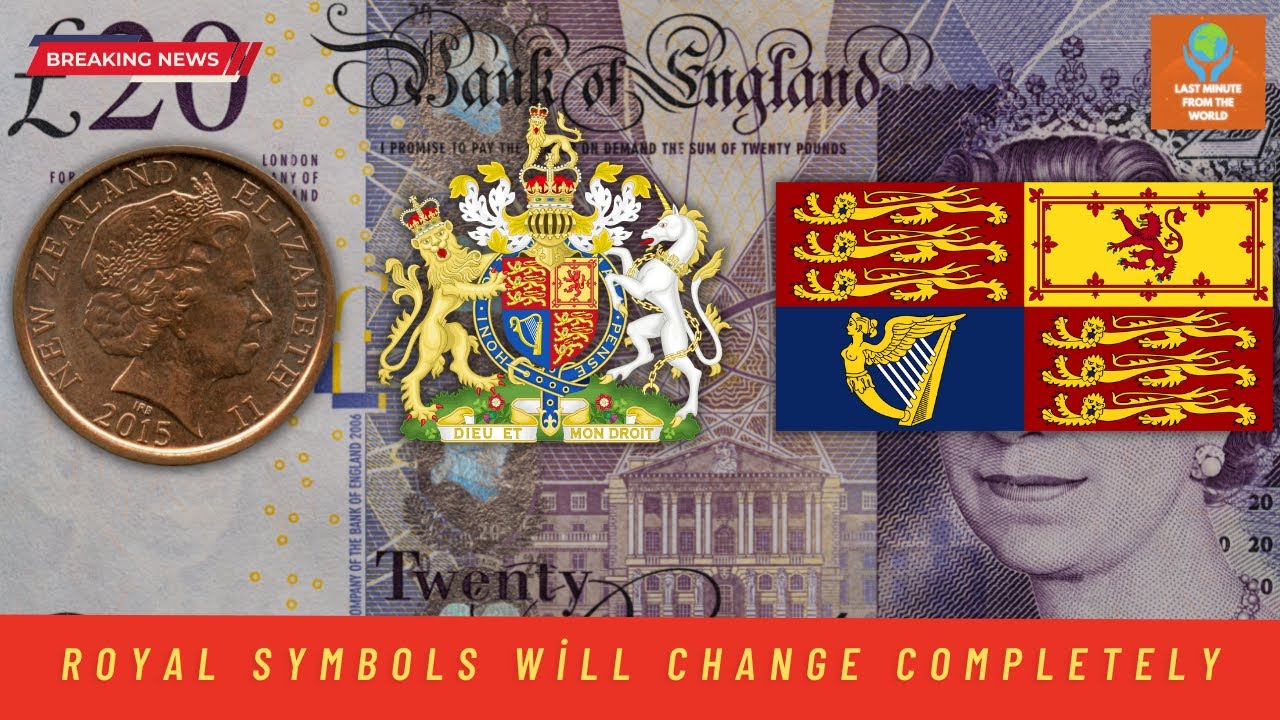 UK royal symbols will change completely - YouTube