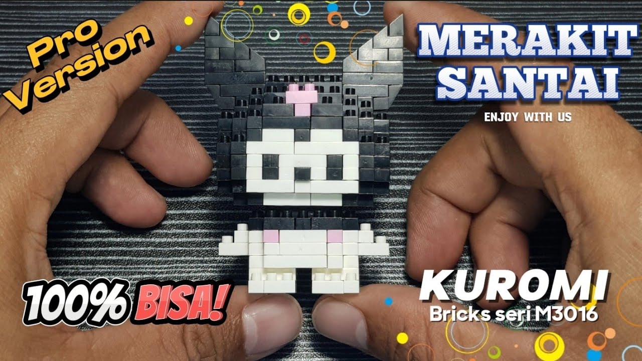 Merakit santai Lego bricks Kuromi seri M3016 | Subtitel - YouTube