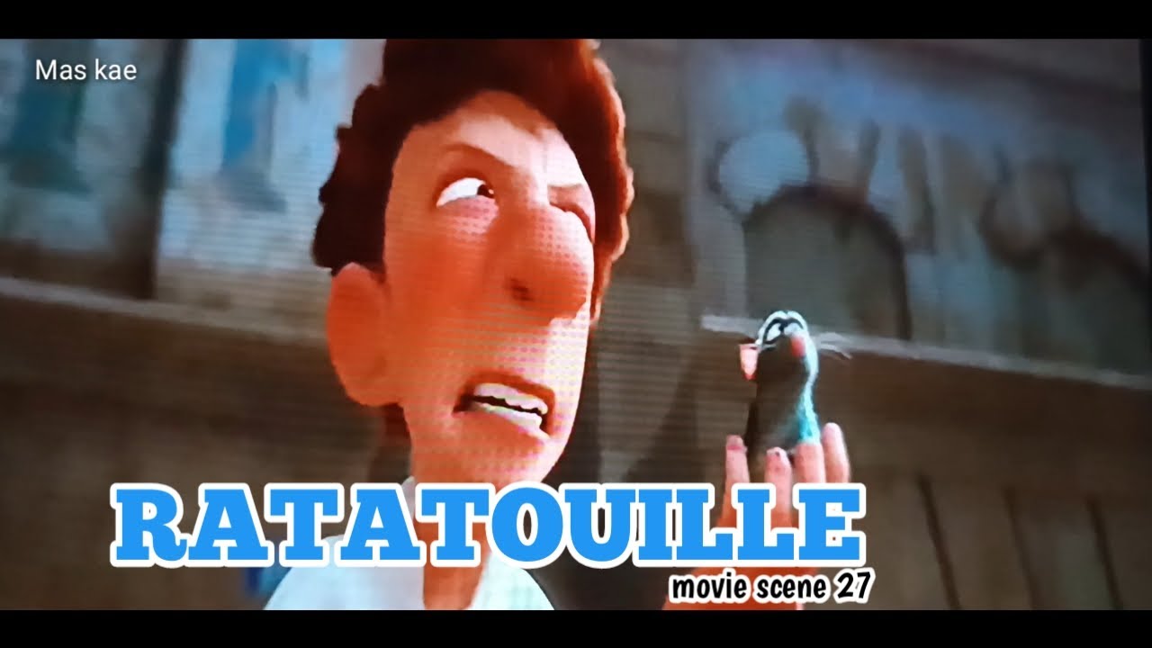 Movie : RATATOUILLE | linguini and rat scene | Mas kae movie 27 - YouTube