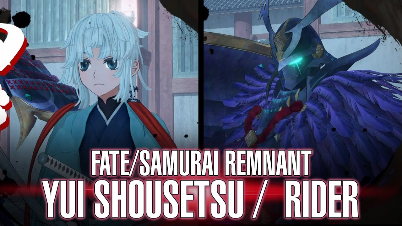 Fate/Samurai Remnant - Yui Shousetsu, the Selfless Liberator and Rider ...