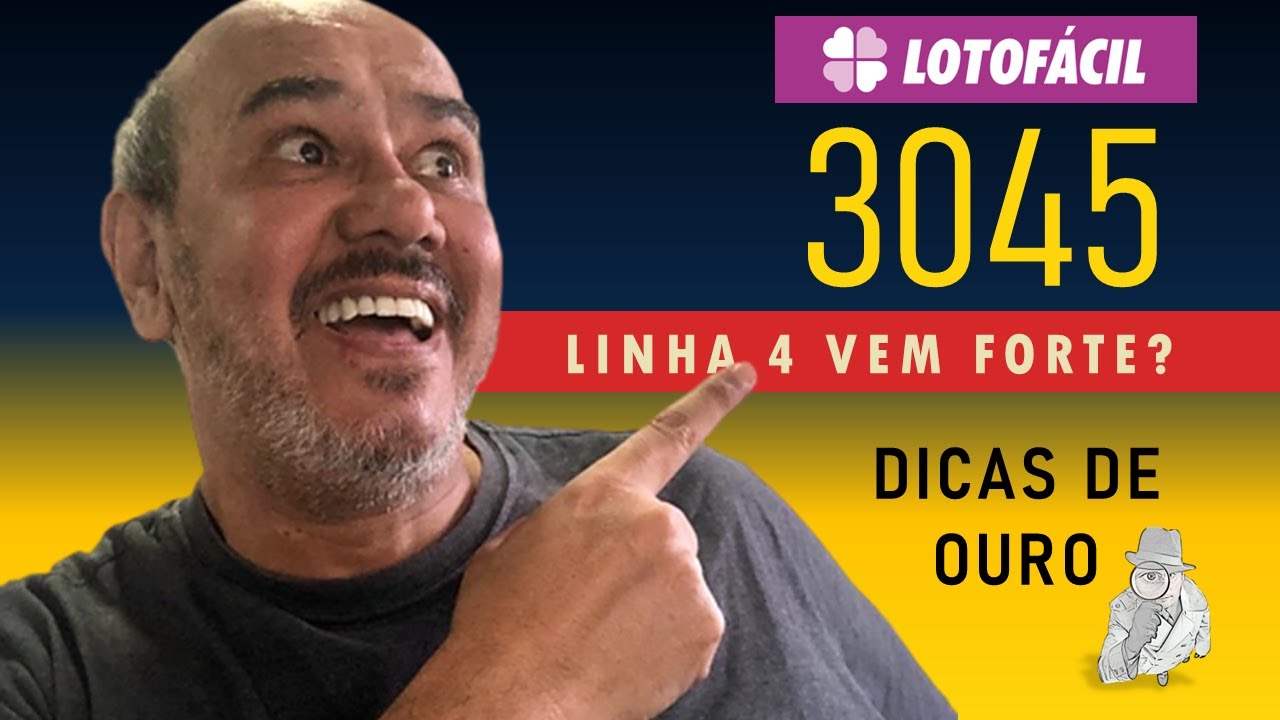 3045 LOTOFÁCIL 🍀🍀 DICAS DE OURO - YouTube