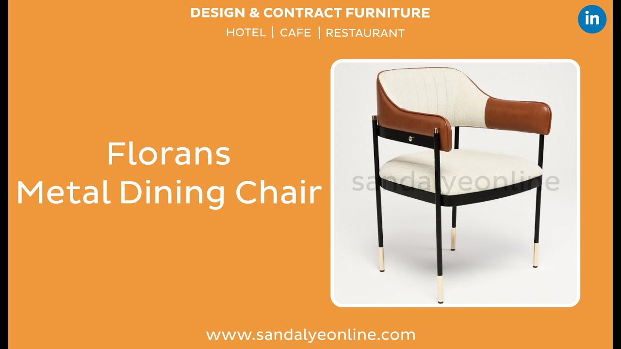 Florans Metal Dining Chair | Sandalye Online Design&Contract Furniture ...