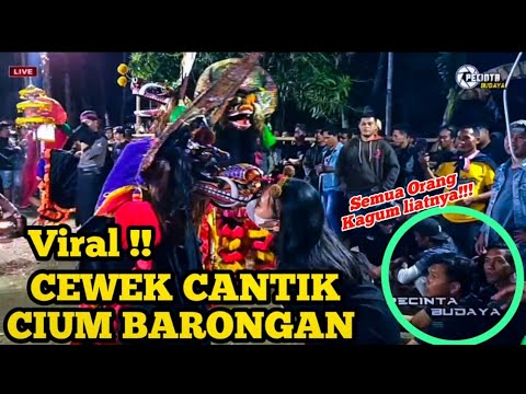 Virall Cewek Cantik Cium Barongan Saat Pentas