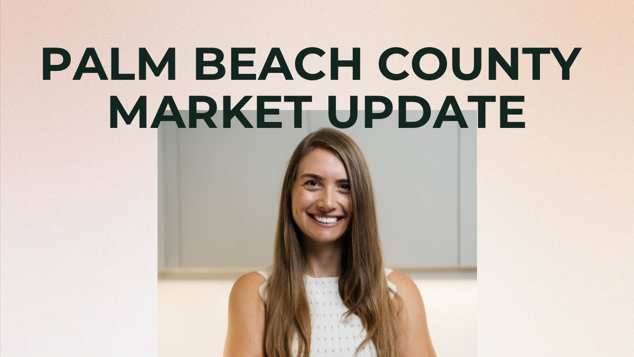 Palm Beach County Market Update - August 2023 - YouTube