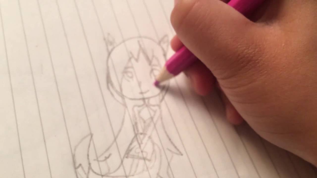 How to draw Anime no guidelines pt 2 - YouTube