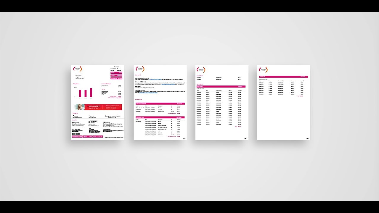 Understanding Your Southern Phone Bill - YouTube