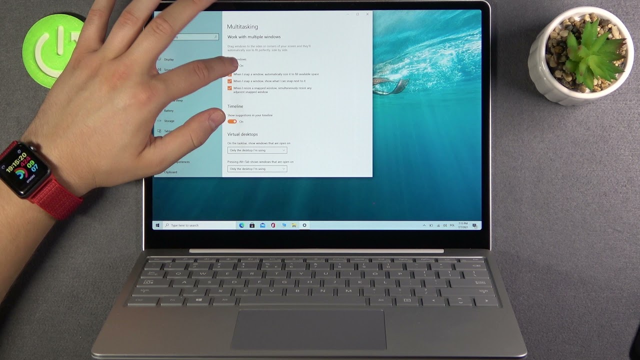 How To Enable Disable Multitasking Windows On MICROSOFT Surface Laptop how-to-enable-disable-multitasking-windows-on-microsoft-surface-laptop