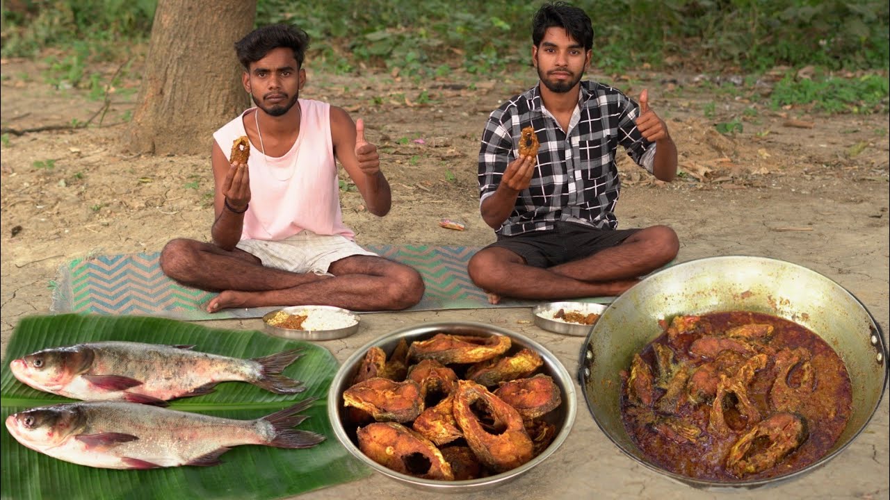 Delicious Brigade Fish Curry at Home Cooking & Eating | Brigade ...