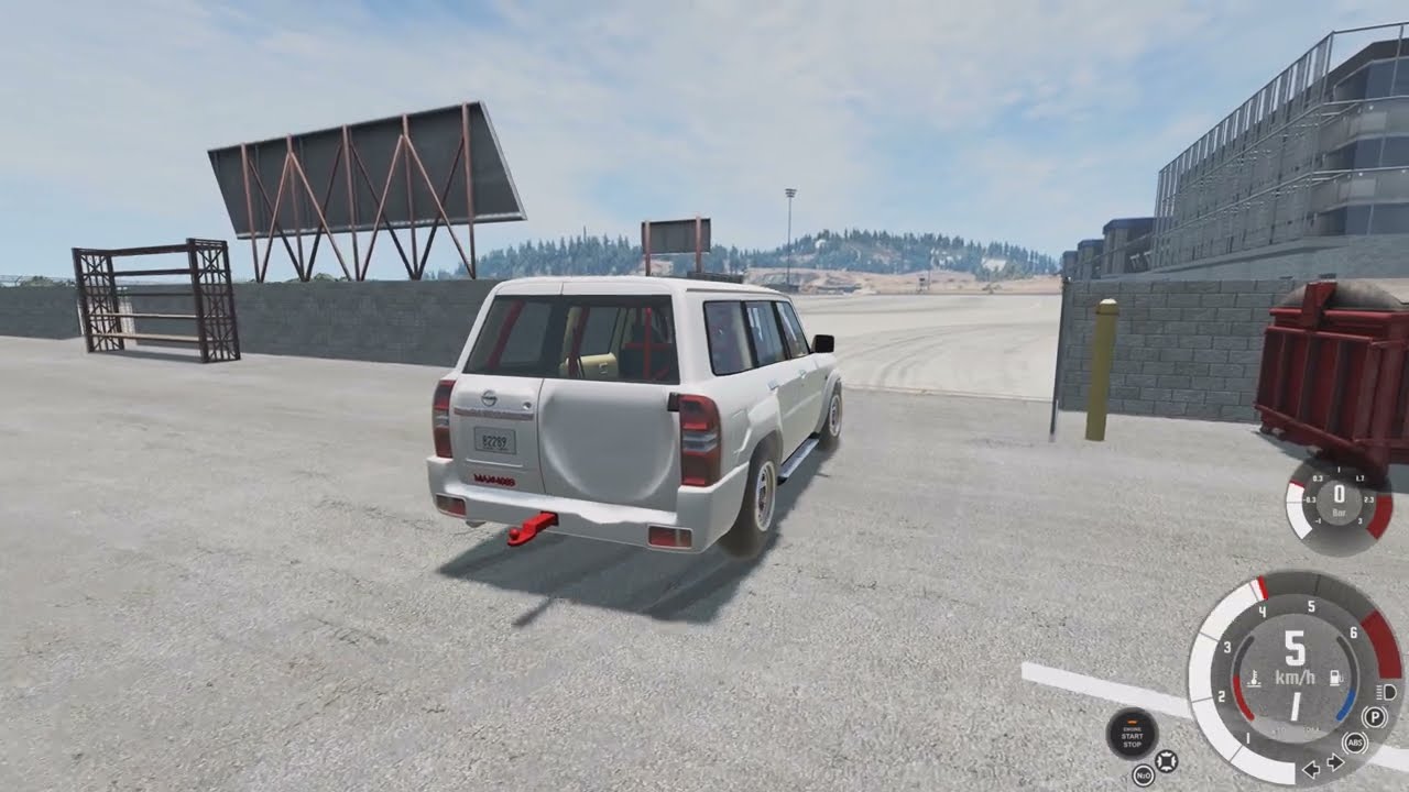 Nissan Patrol VTC Beamng Drive فتك - YouTube