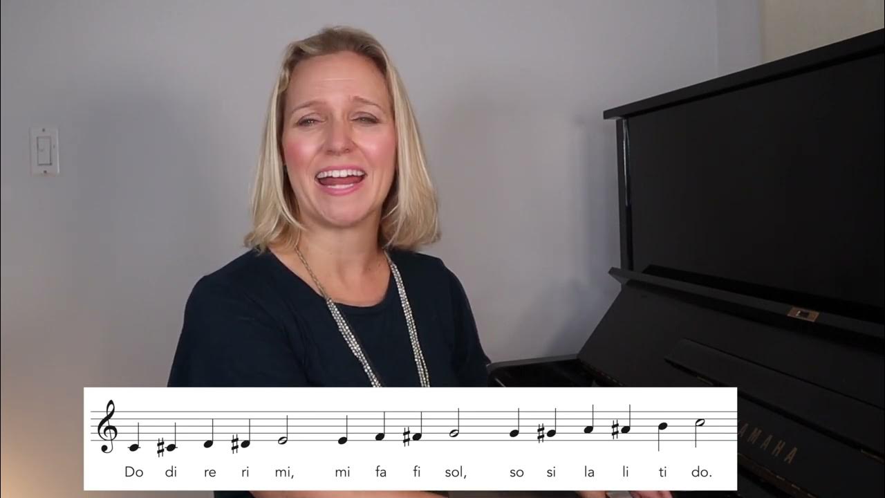 Sing the chromatic scale in solfege! part 5/6 - YouTube