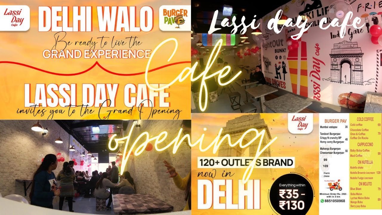 Lassi Day Cafe Opening | Vlog 52 - YouTube