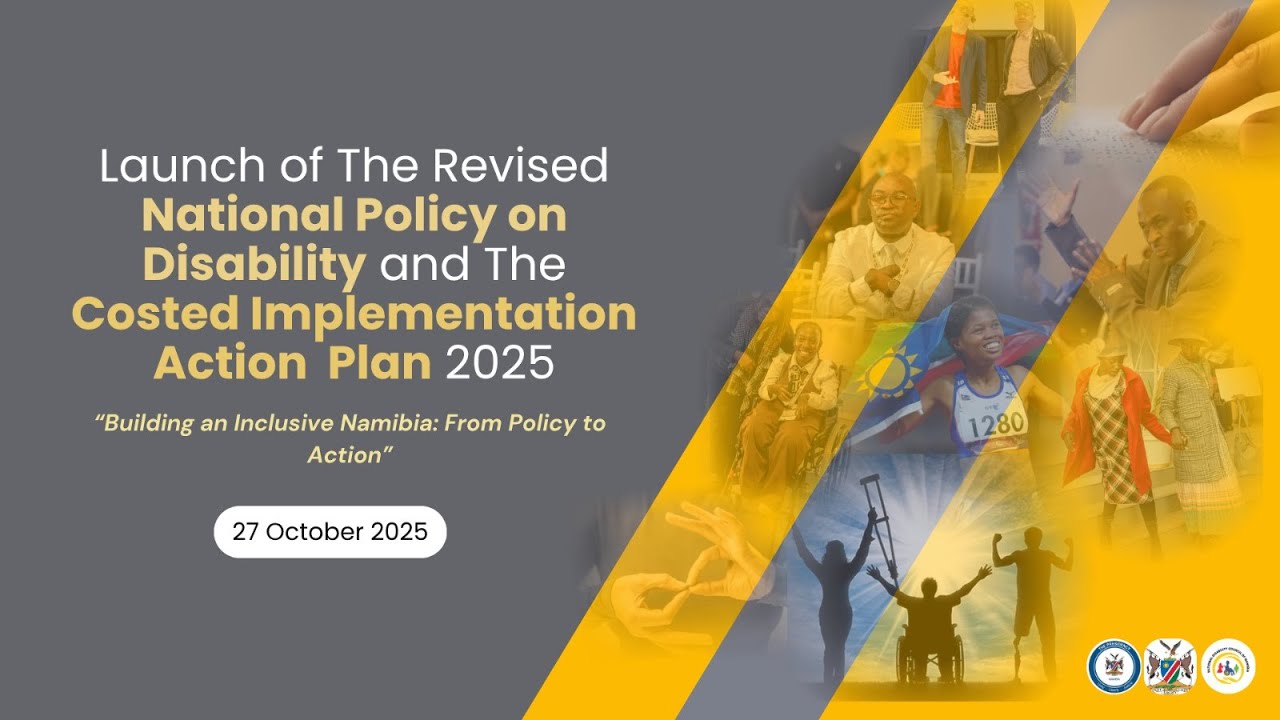 LAUNCH OF THE REVISED NATIONAL POLICY ON DISABILITY, 2025 - 27 October ...