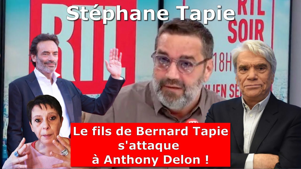 Stéphane Tapie , le fils de Bernard Tapie s'attaque à Anthony Delon ...