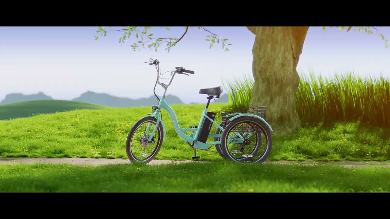 MOONCOOL 7 Speeds Electric Tricycle for Adults, 350W 36V Electric Trike ...