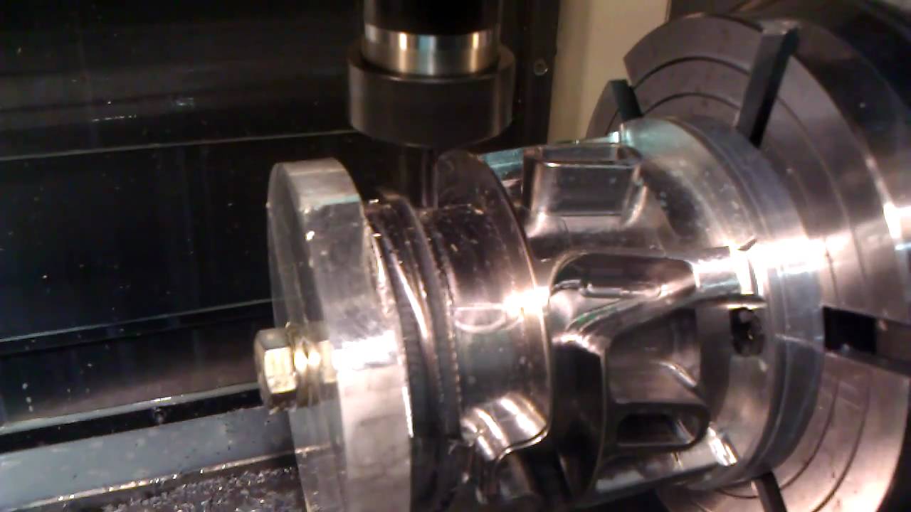 Dynamic Milling using axis substitution - YouTube