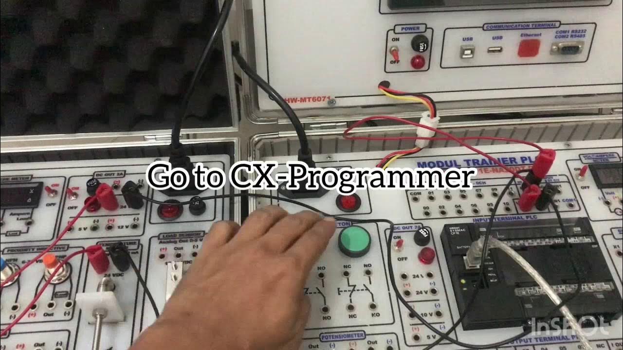 Analog input 4-20 mA PLC omron dan sensor suhu#3 - YouTube