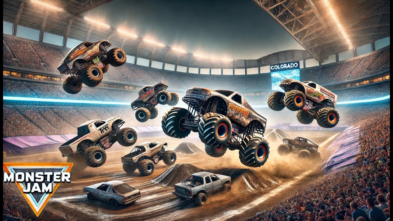 Showdown Tour Colorado Stadium Freestyle Monster Jam Stunt Truck ...