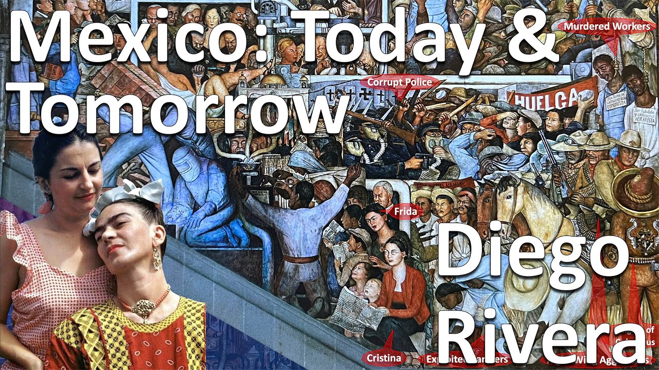 Diego Rivera, "Mexico: Today & Tomorrow," Mural at Mexican National ...