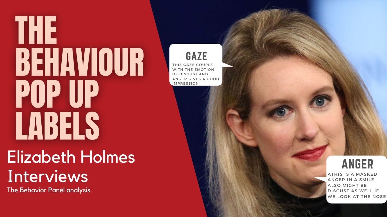 The Behavior Pop Up Labels: ELIZABETH HOLMES INTERVIEWS - YouTube