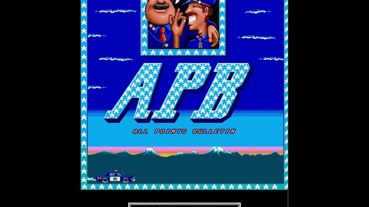 APB - All Points Bulletin (Atari 1987) Attract Mode 60fps - YouTube