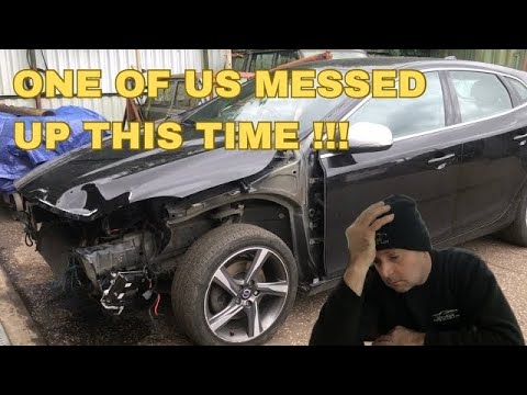 WE MADE A BIG MISTAKE WITH THIS WRECKED VOLVO V40 FAIL!!! - YouTube