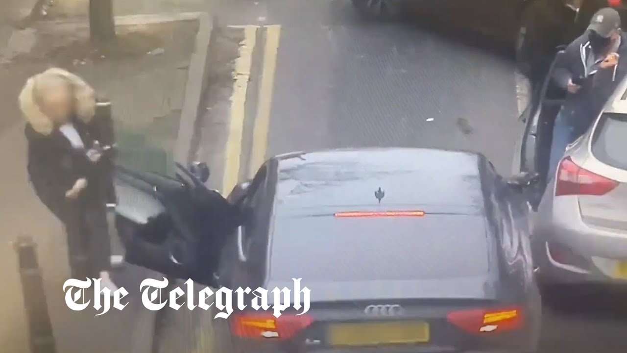 Moment a police officer is hit by car during drug deal sting operation ...