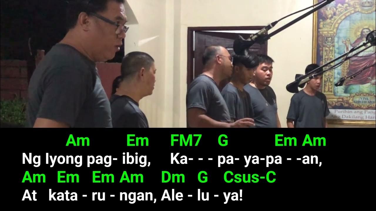 ALELUYA (Manoling Francisco, S.J.) Confraternity Of The Passion Choir, cover song - YouTube