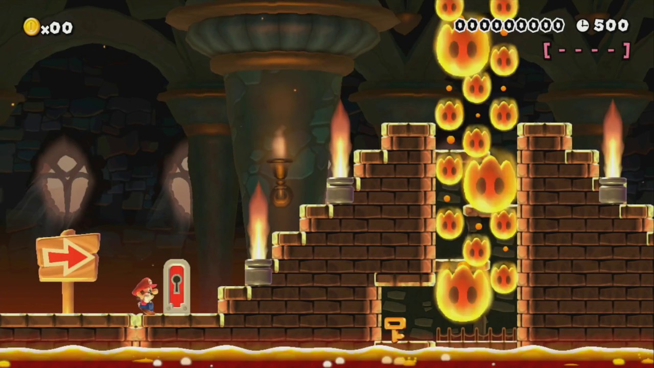 バブルの城 (Podoboo Castle) by ティニ 一SUPER MARIO MAKER一 No Commentary 1AQ ...