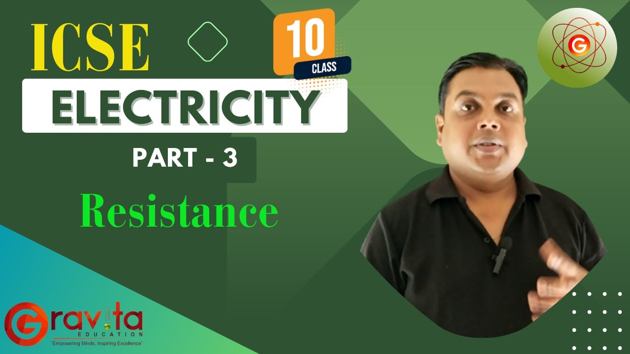 Resistance II Electricity (Part-3) II 10th II ICSE - YouTube