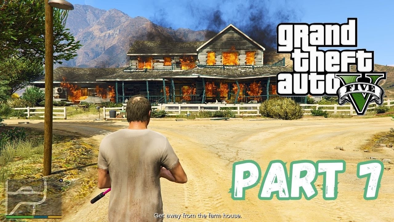 GTA V - (Ultra Real Cinematic 4K Graphics) Full Game Play & Walk ...