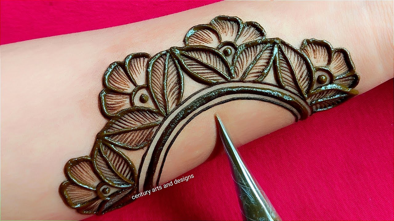 New easy & beautiful mehndi design | simple mehndi design | Mehndi ki ...