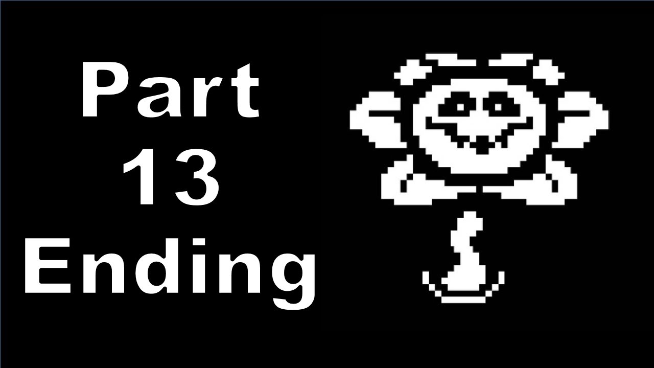 Undertale Walkthrough part #13 Flowey Final Boss Fight / Neutral Ending ...