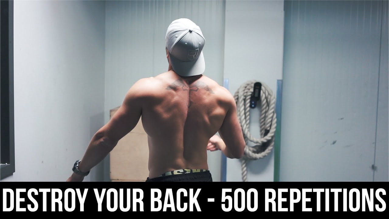 DESTROY YOUR BACK - 500 Rep Challenge - YouTube