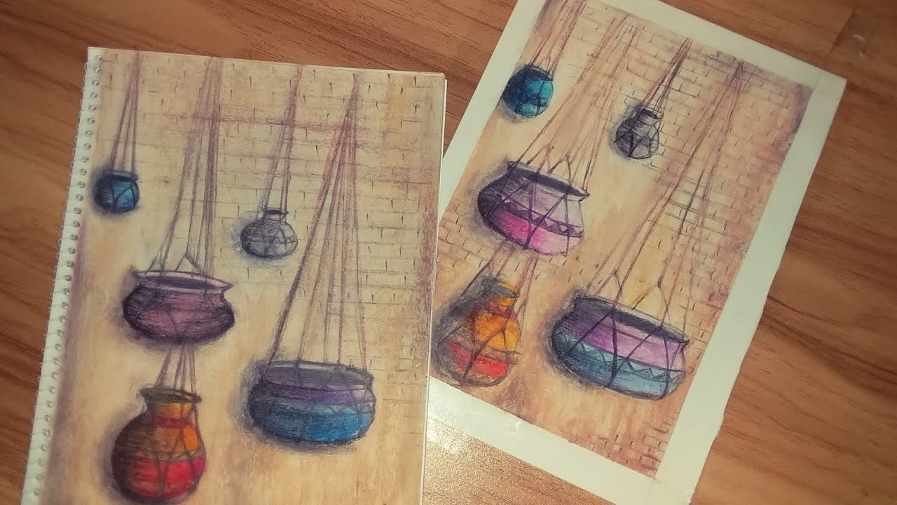 An easily drawing for the beginners//🐠a drawing from past - YouTube