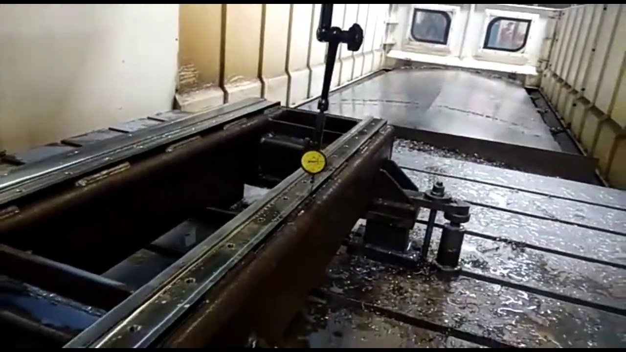 7TH AXIS LINEAR TRACK MACHINING INSPECTION - YouTube