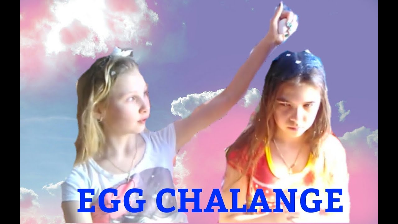 egg challenge // яйцом об голову - YouTube