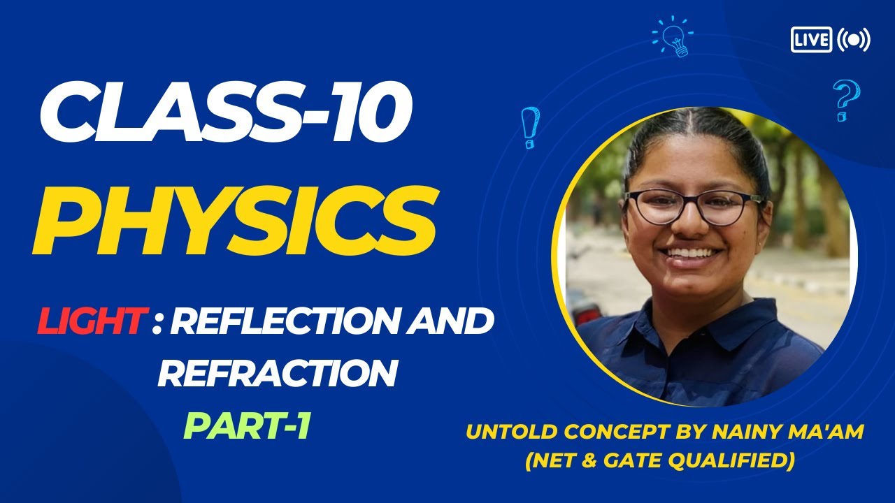 CBSE CLASS 10th: LIGHT Reflection and Refraction || NCERT|| PART-1 ...