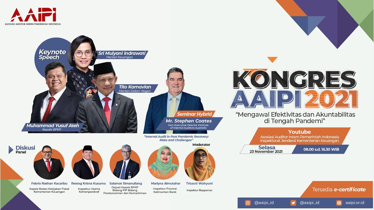 [LIVE] - Kongres AAIPI Tahun 2021 "Mengawal Efektivitas dan ...