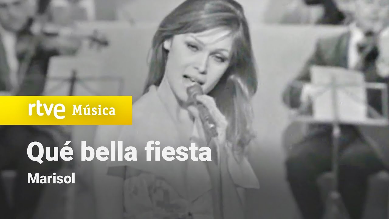 Marisol - "Qué bella fiesta" (Galas del Sábado 1969) - YouTube